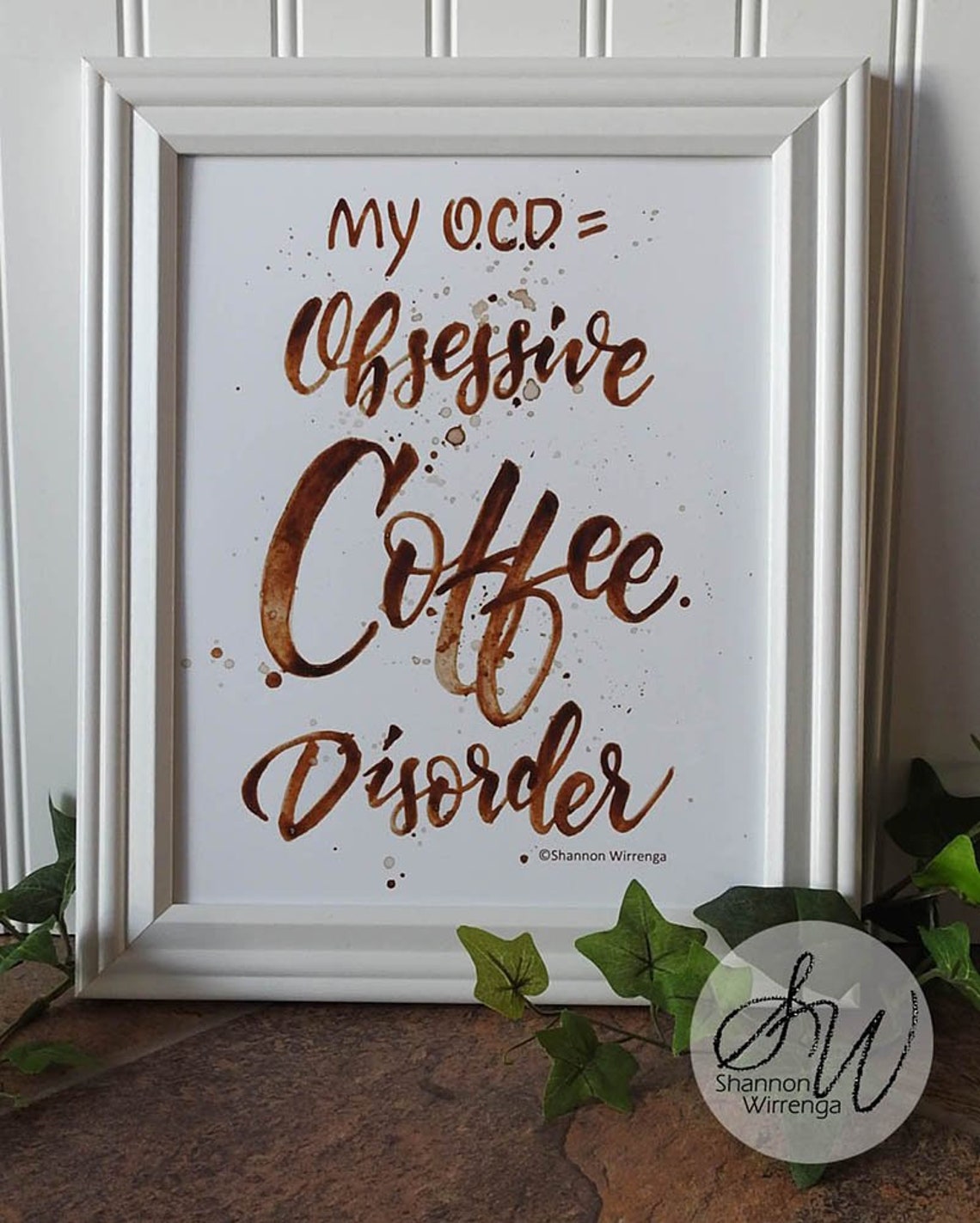 OCD Coffee, Obsessive Coffee Disorder, Humorous Quote, Sarcasm Quote ...