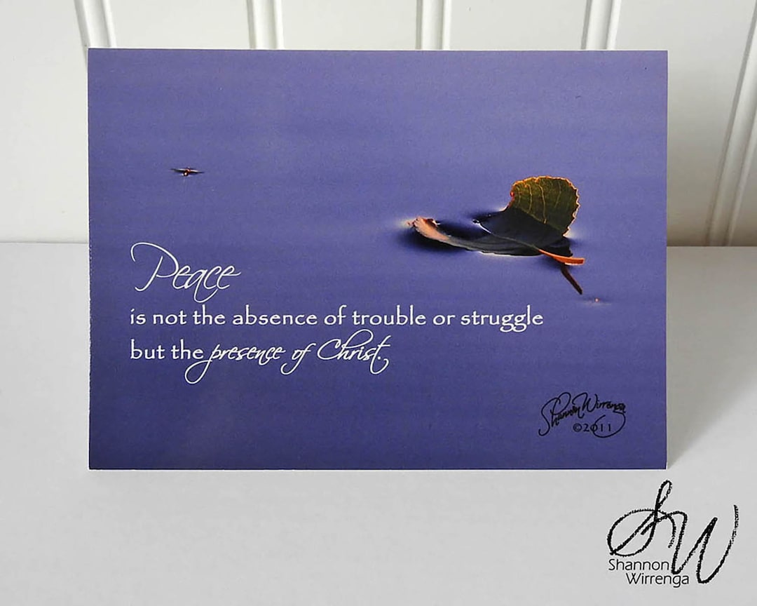Peace Greeting Cards, Original Photo by Shannon Wirrenga, pack of 10 ...