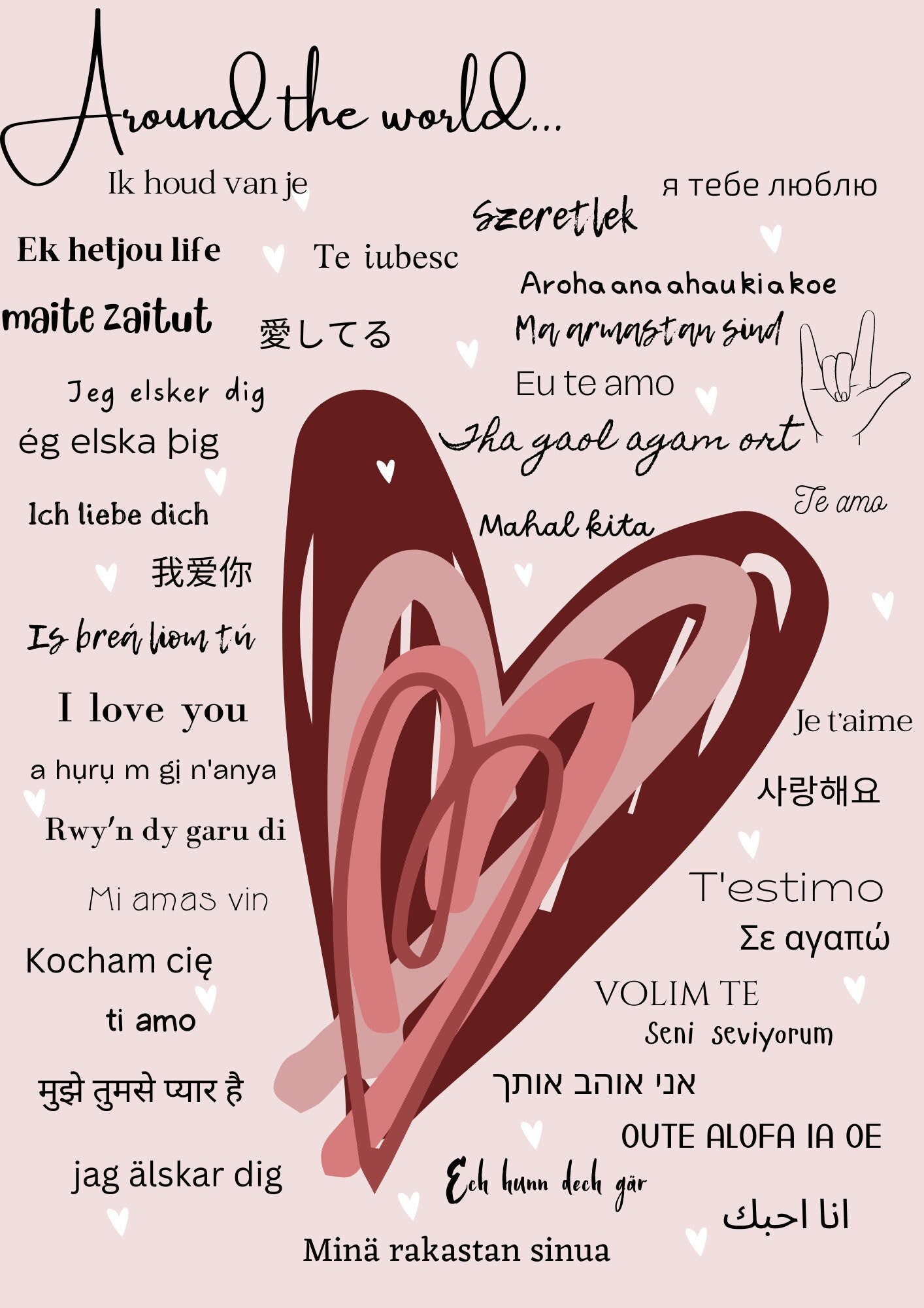 Love In Different Languages