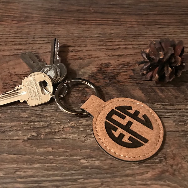 Cork Keychain - Etsy