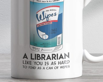Librarian Mug Librarian Gift Book Mug Library Mug - Etsy
