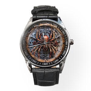 Watches for Men, Spider Watch, Spider Gift for Dad, Spider Web Watch ...