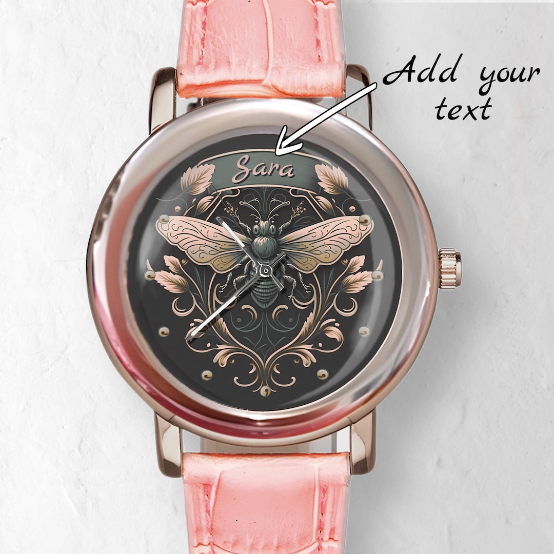 Watches for Women, Bee Art Nouveau, Banner Name Watch, Unique Watches ...