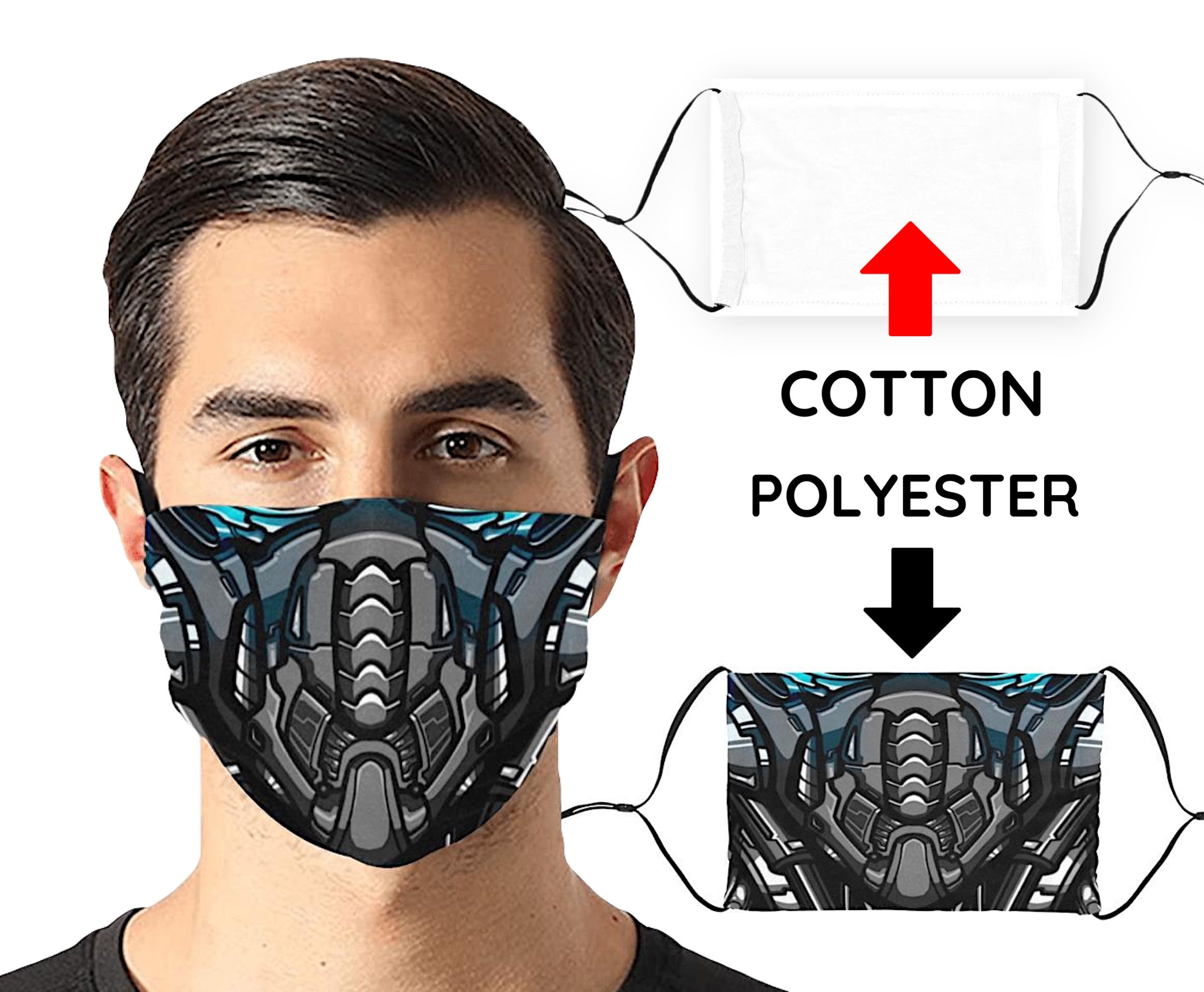 Futuristic Robot Mask