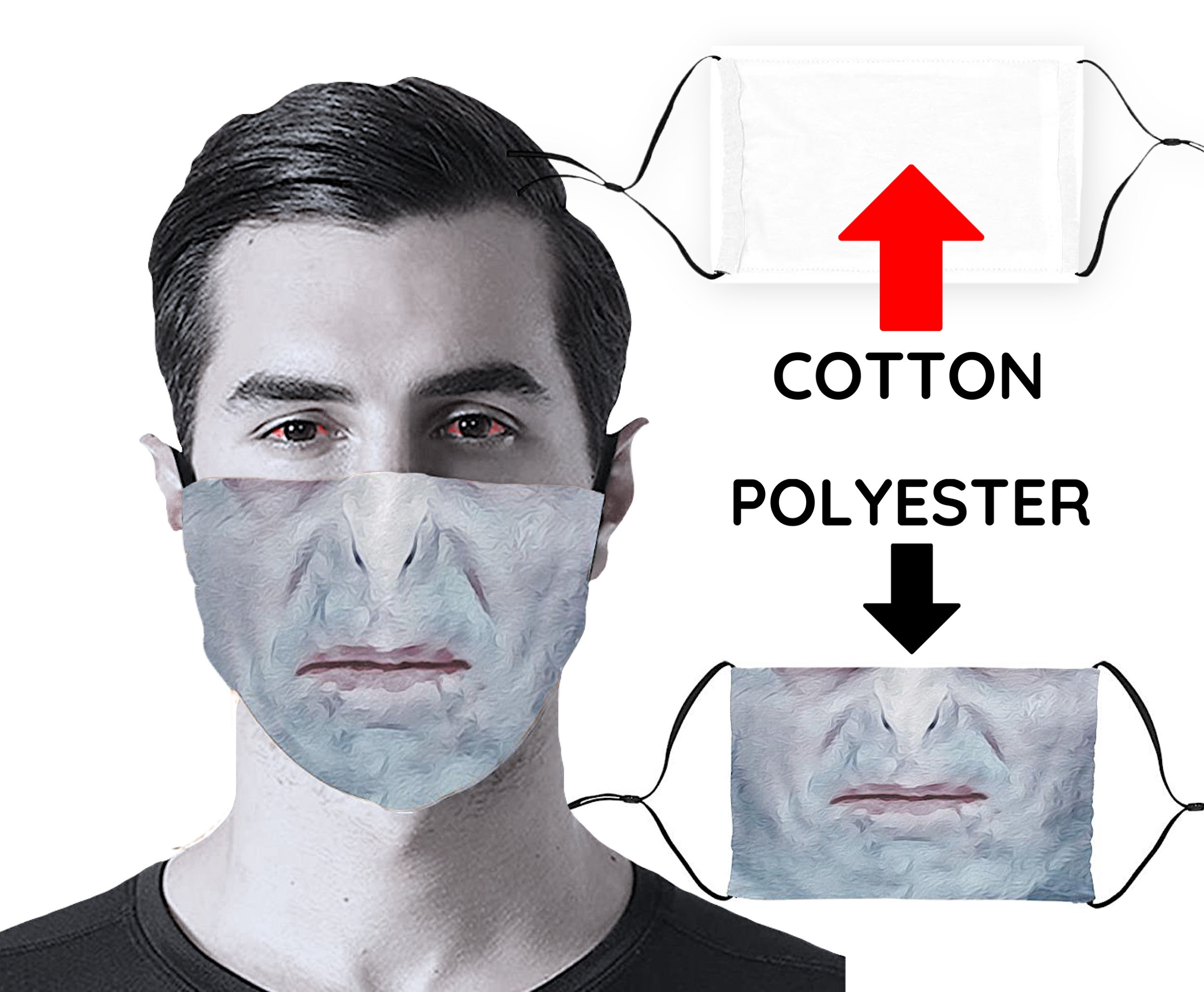 Voldemort Face Mask