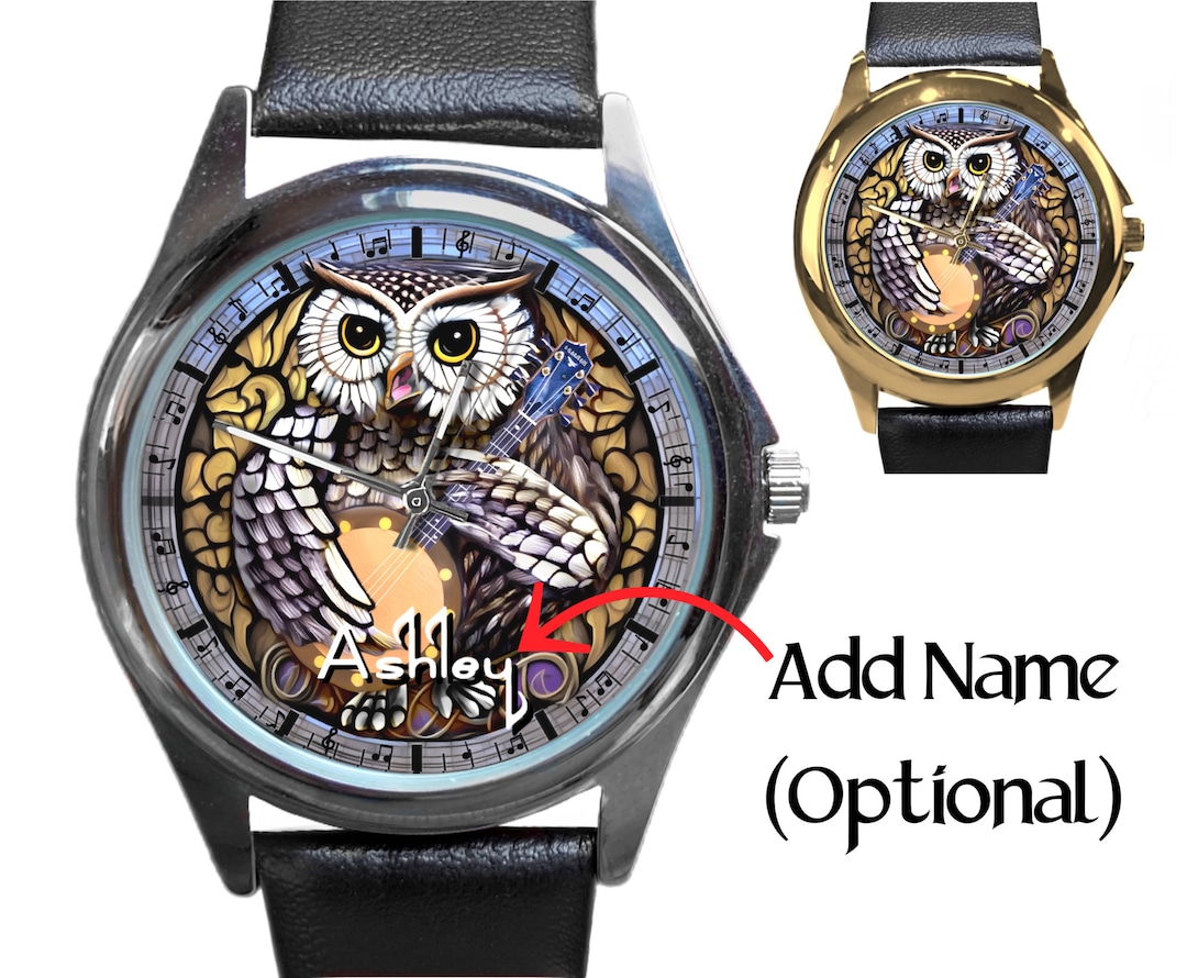 Owl Watch, Women’s Watch, Men’s Watch, Name Watch, Unique Watches, Owl ...