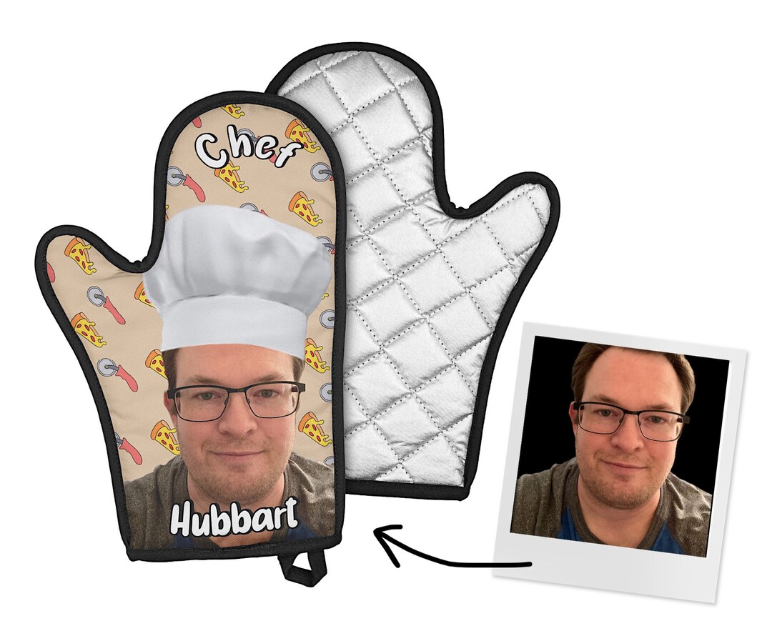 Custom Oven Mitt, Oven Mitt for Men, Kitchen Mitts, Personalized Gifts ...
