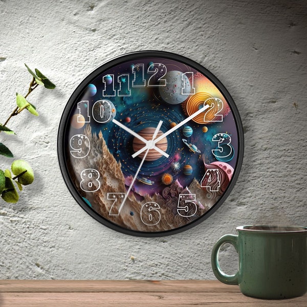 Planet Clock - Etsy