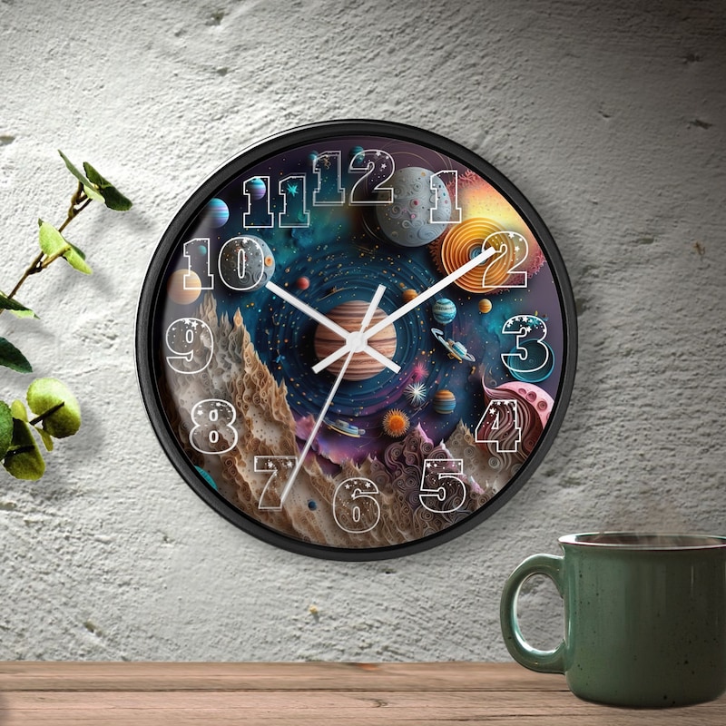 Planet Clock - Etsy