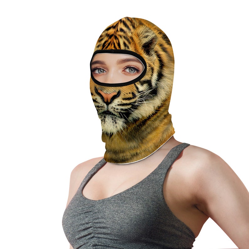 Tiger Face Mask Tiger Skin Costume Balaclava Face Mask Full - Etsy
