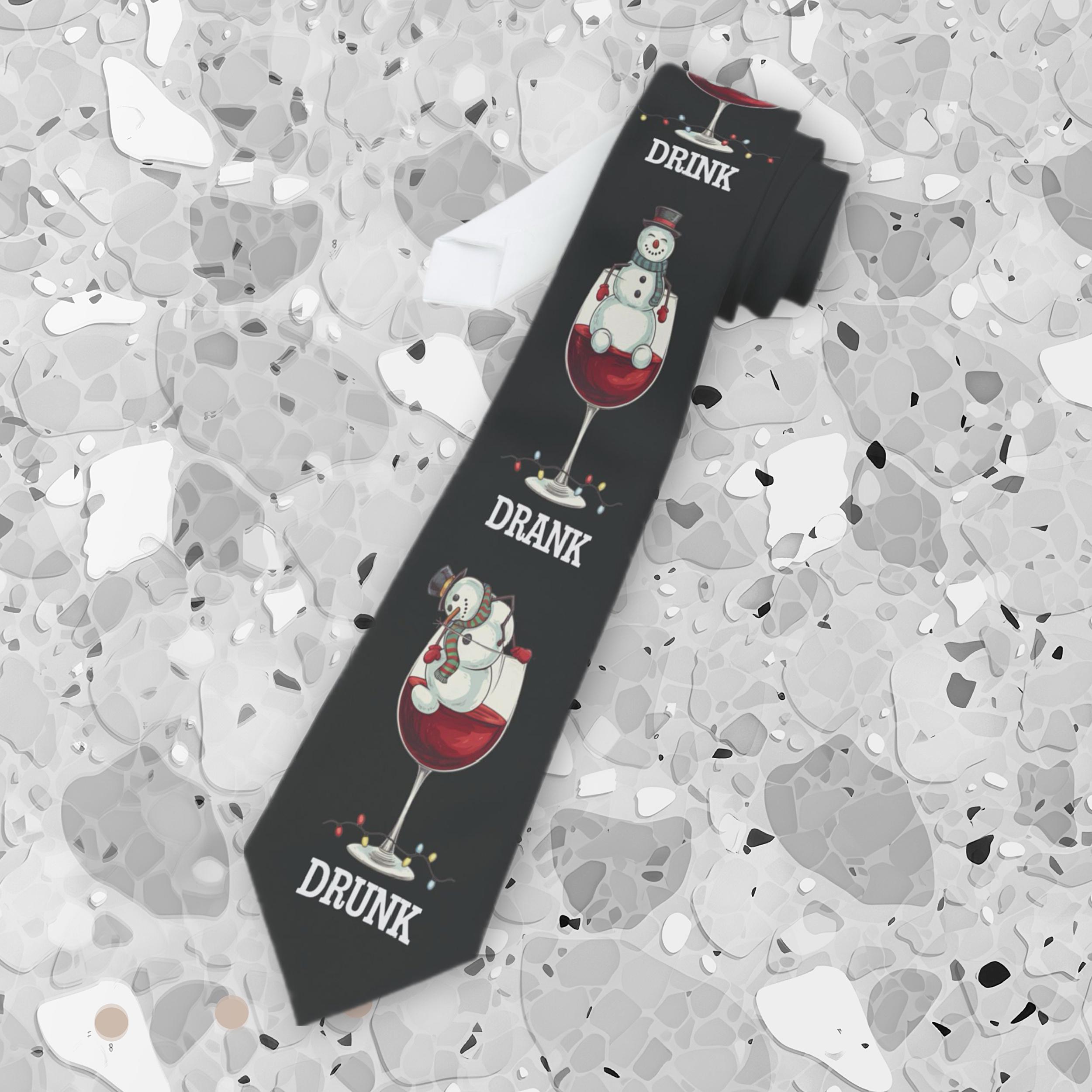 Christmas Party Tie, Funny Snowman Ties, Holiday Suit, Work Party ...