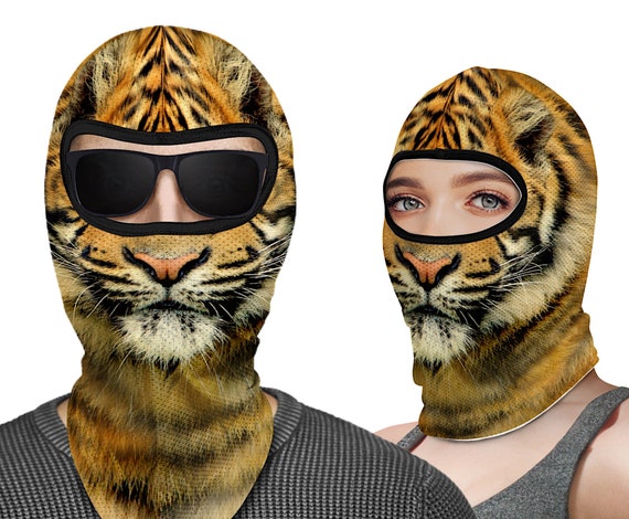 Tiger Face Mask Tiger Skin Costume Balaclava Face Mask Full - Etsy