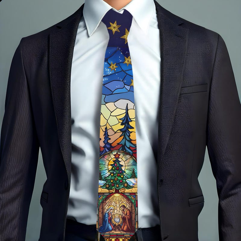 Nativity Ties for Men - Etsy