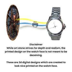 Watches for Men, Spider Watch, Spider Gift for Dad, Spider Web Watch ...