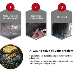 Fish Tire Cover, Jeep Spare Tire Cover, Fishing Gifs for Men, Salmon ...