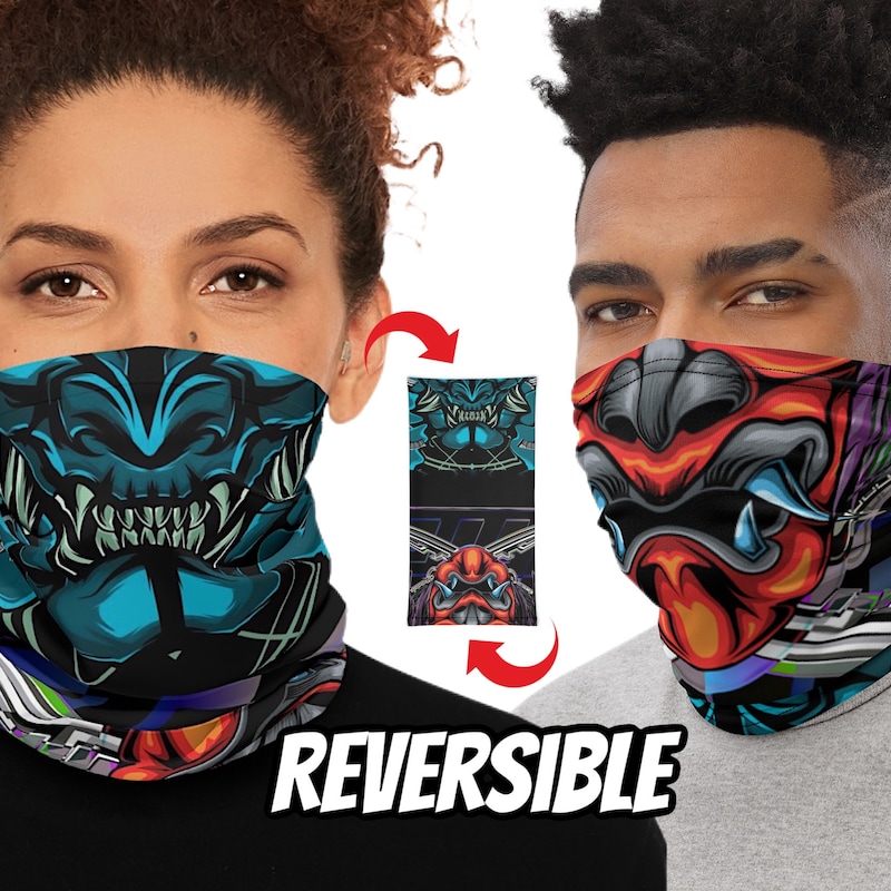 Oni Face Mask - Etsy