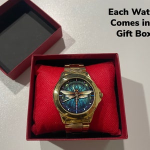 Watches for Women, Dragon Fly Gift, Unique Watches, Unisex Wristwatch ...