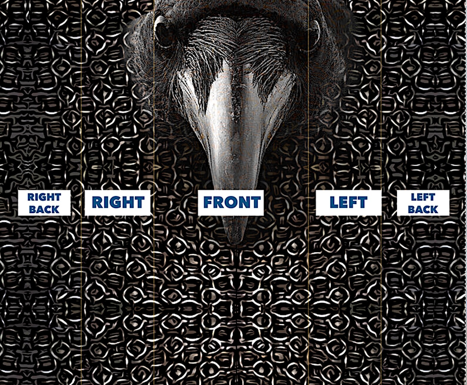 Raven chainmail face mask Face the raven neck gaiter Nordic | Etsy