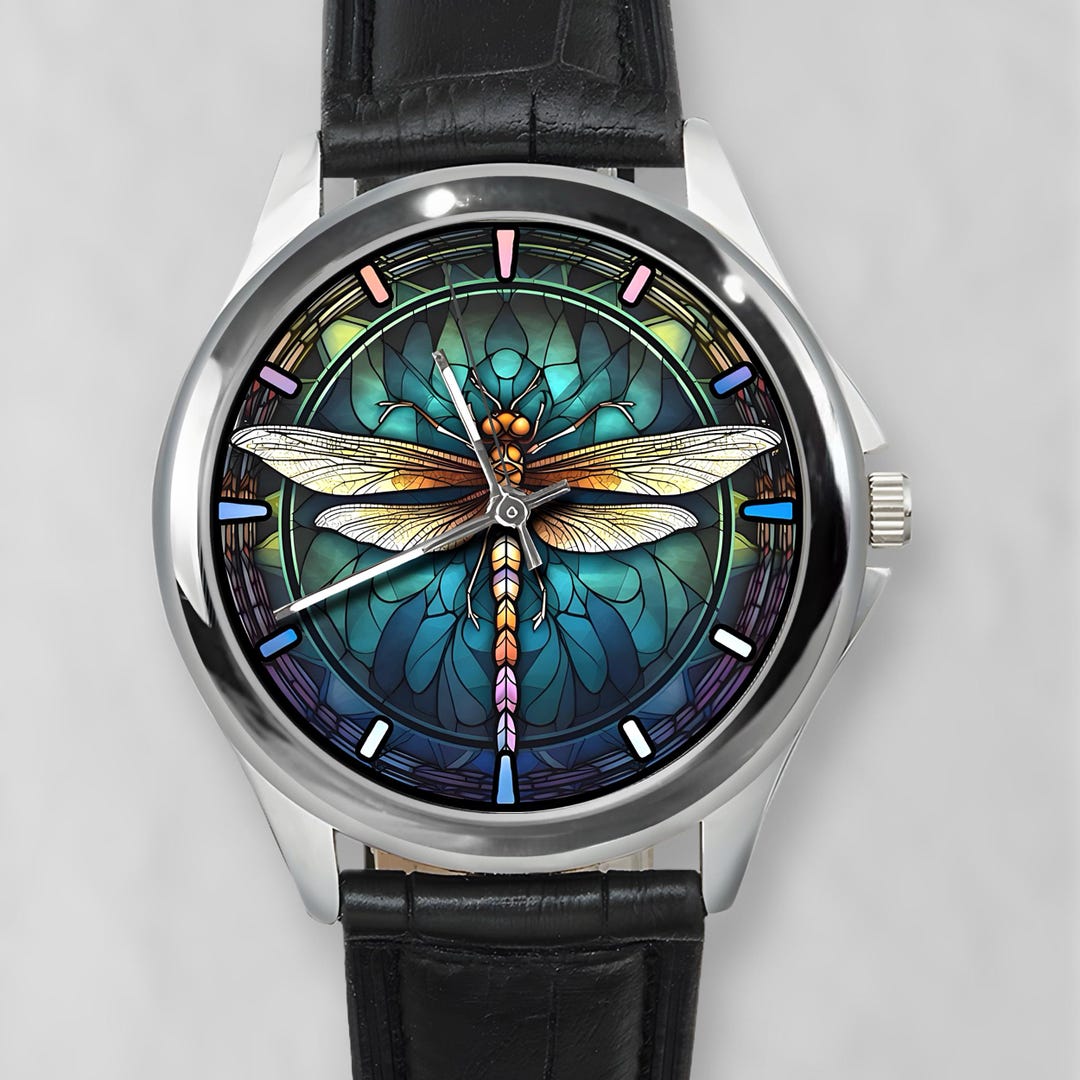 Watches for Women, Dragon Fly Gift, Unique Watches, Unisex Wristwatch ...