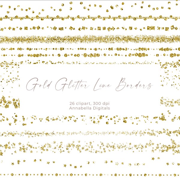Gold Glitter Paper - Etsy