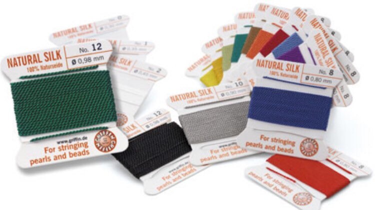 100% Pure Silk Bead Cord/thread/string by Griffin | Etsy