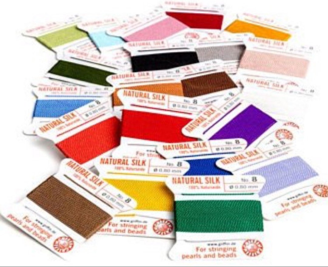 100% Pure Silk Bead Cord/thread/string by Griffin - Etsy