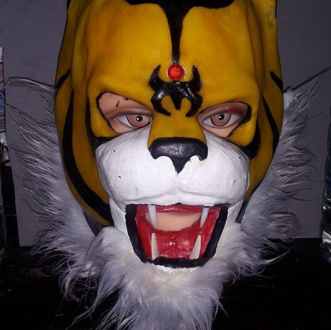 Tigerman Mask Latex Tigermask Original Tigermask W - Etsy