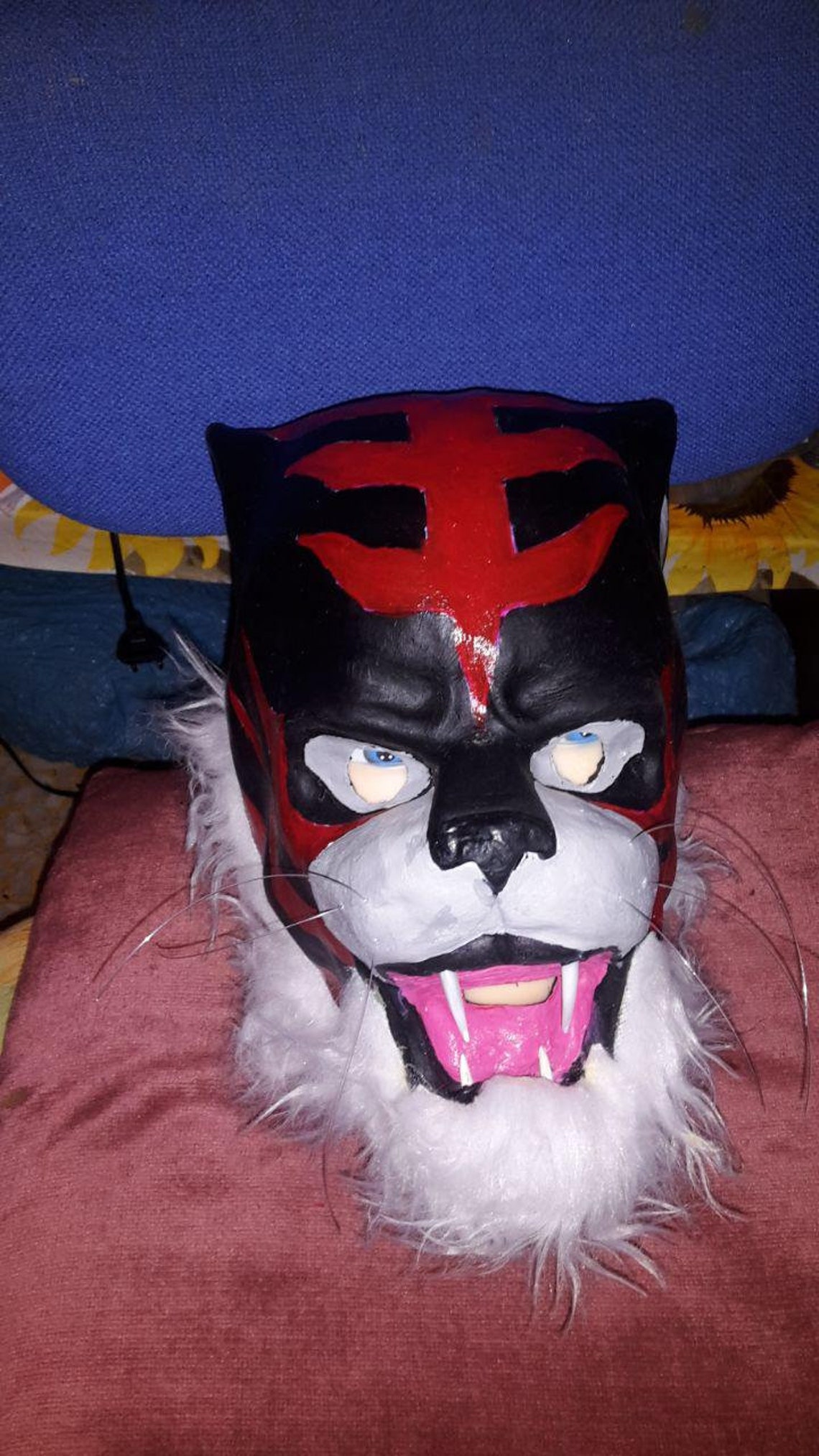 Tigerman Mask Latex Tigermask Original Tigermask W - Etsy