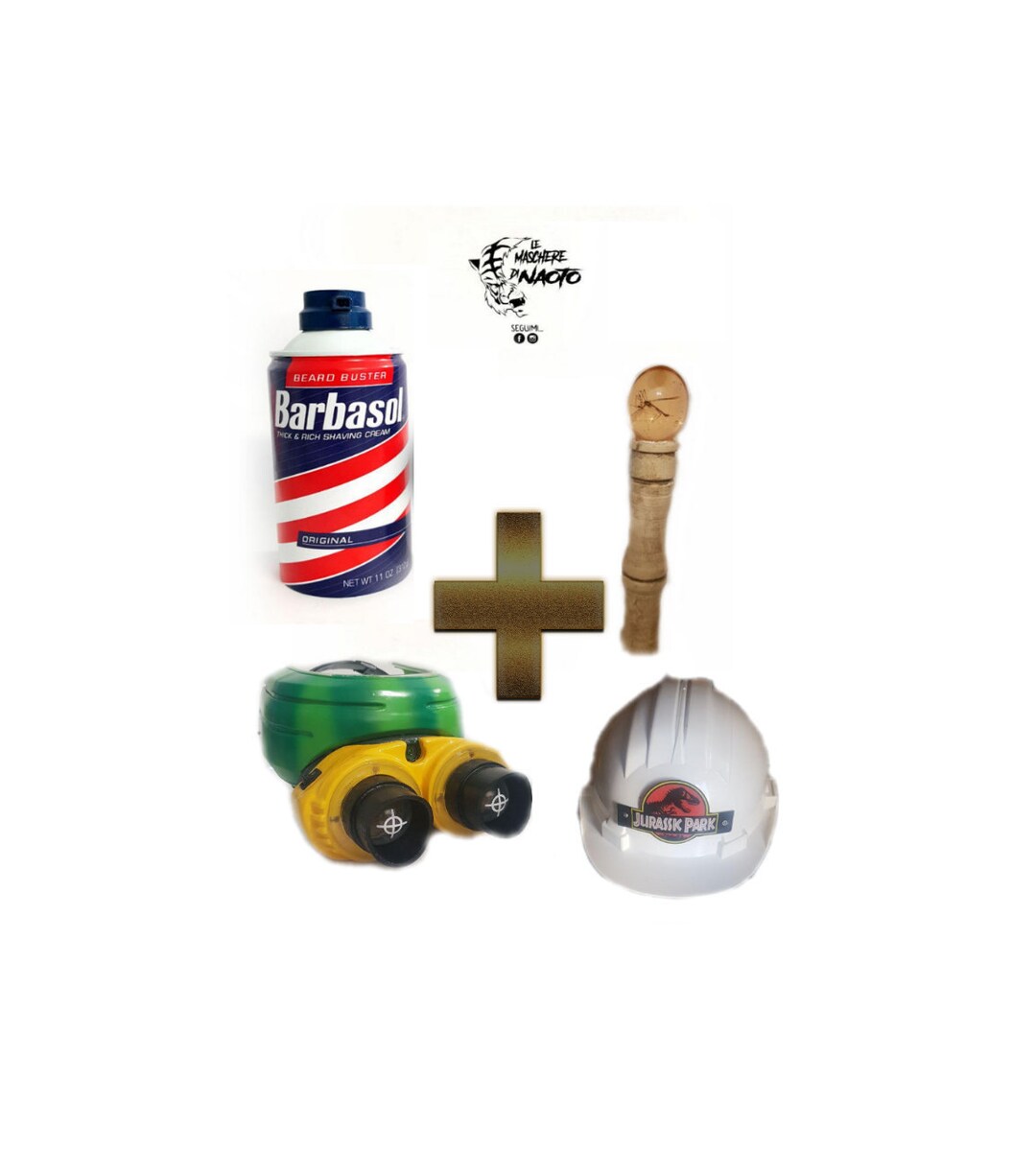 Jurassic Park 4 Pack Barbasol DNA John Hammond Stick Cane With Mosquito ...