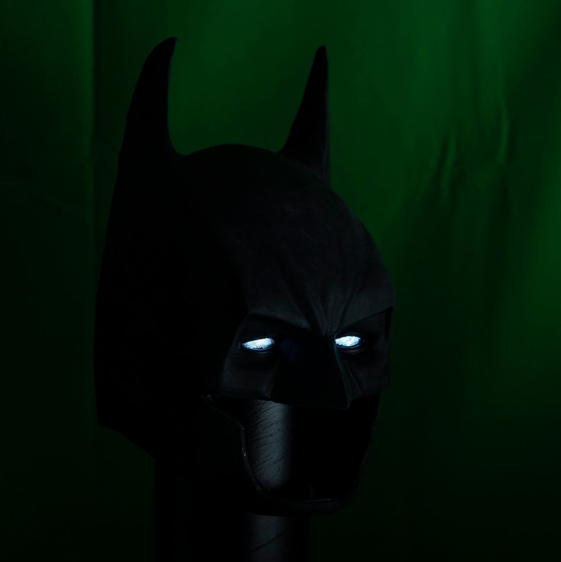 Batman Show Mask With Eyes That Light up 1/1 - Etsy