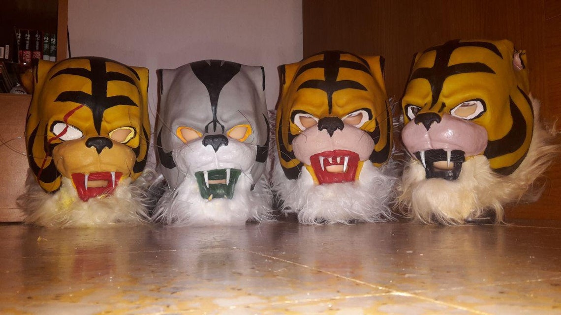 Tigerman Mask Latex Tigermask Original Tigermask W - Etsy
