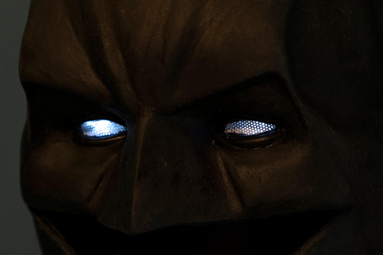 Batman Show Mask With Eyes That Light up 1/1 - Etsy