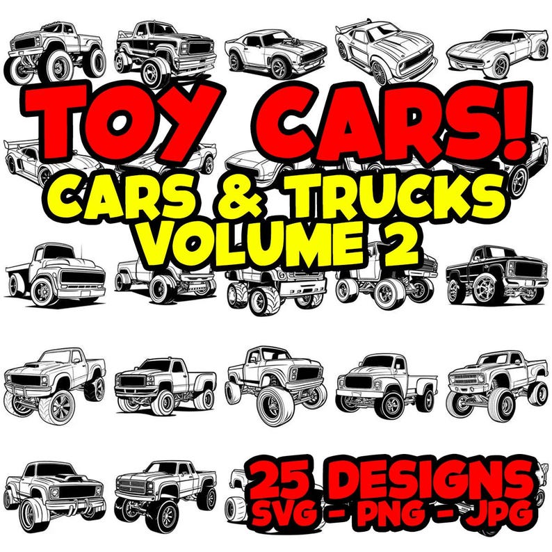 Toy Race Cars - Cars and Trucks - Volume 2 (like Hotwheels / Matchbox ...