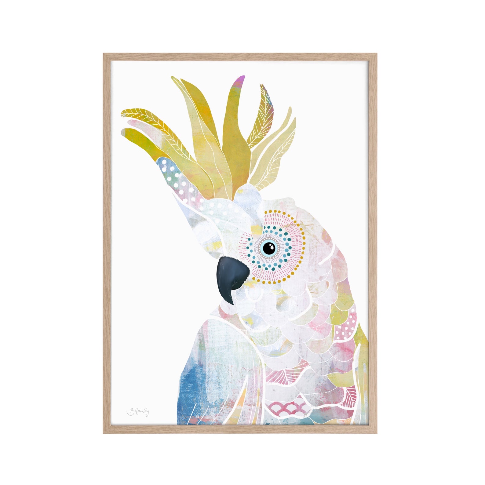 Cockatoo Print, Bird Print, Yellow Cockatoo, Cockatoo Painting, Bird ...