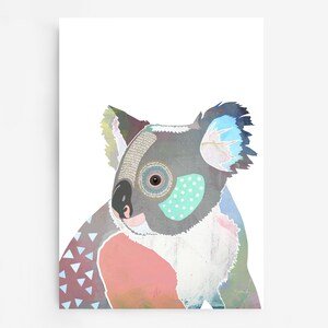 Koala Print, Animal Art, Colourful Artwork, Australian Native Art ...