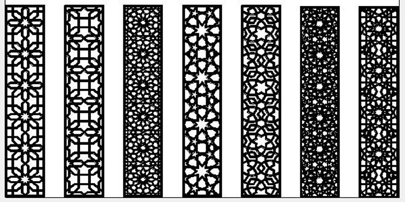 14 Dxf Arabic Islamic Traditional Dxf File for Cnc Laser - Etsy