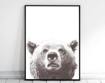 Bear Art Print | Etsy