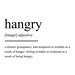 Hangry Kitchen Wall Art Print, Kitchen Decor, Kitchen Prints, Modern ...