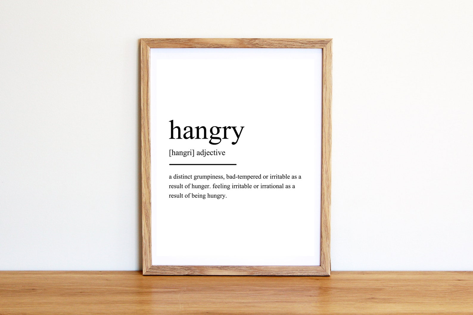 Hangry Kitchen Wall Art Print Kitchen Decor Kitchen Prints | Etsy