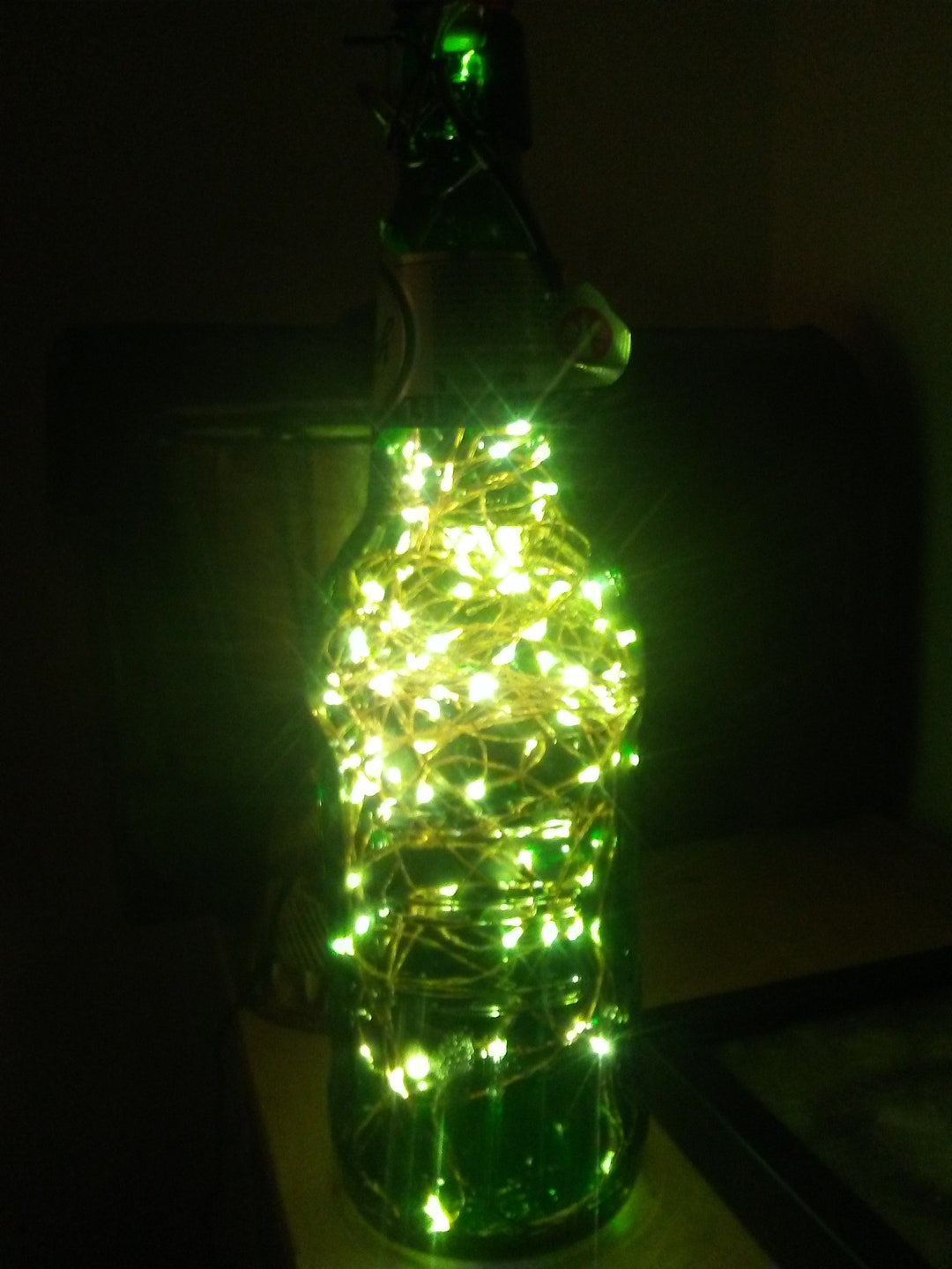 LED Light Bottle swing Top Bottle - Etsy Australia