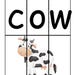 Animal Word Puzzle Cards for Preschool – 10 Three-letter Phonics Games ...