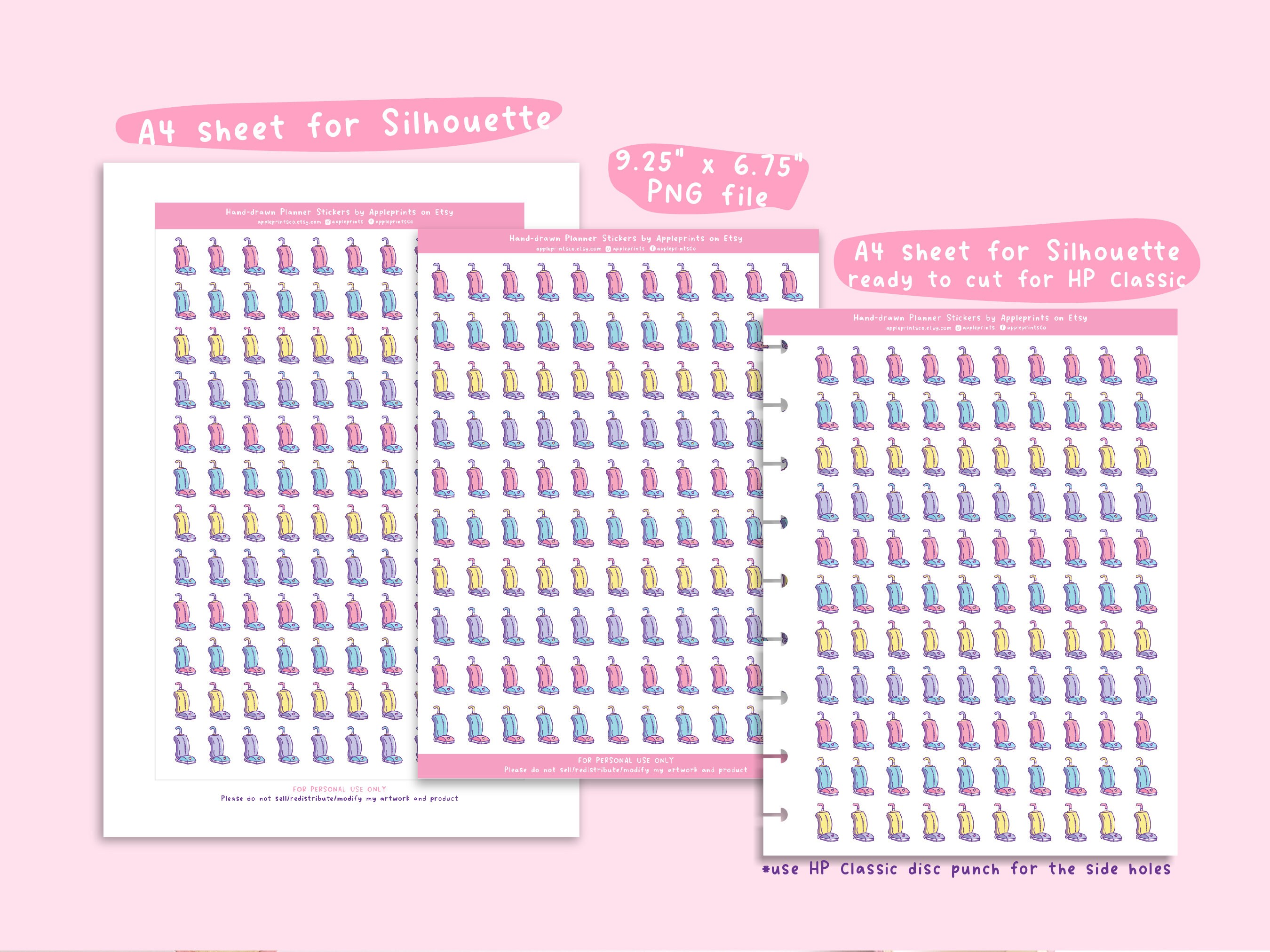 Vacuum Cleaner Cleaning Household Chores Printable Planner - Etsy