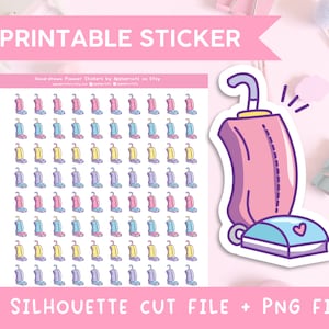 Vacuum Cleaner Cleaning Household Chores Printable Planner - Etsy