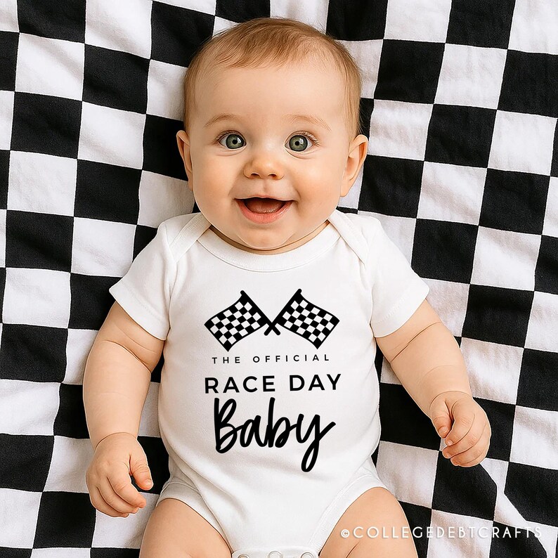 The Official Race Day Baby Onesie | Qualifying | Indycar | Unisex Fit ...