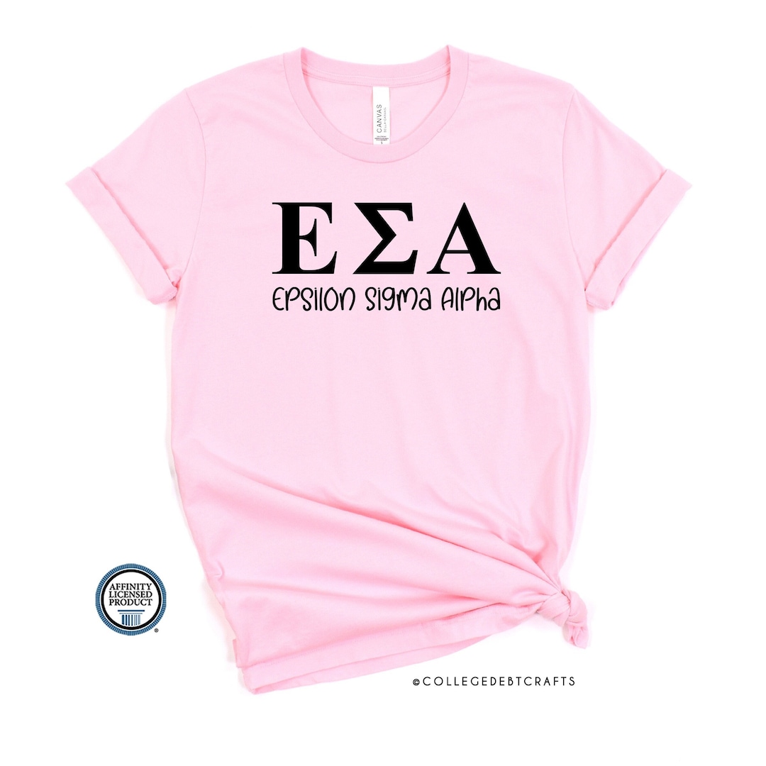 ESA Greeks & Epsilon Sigma Alpha in Girly Font | Philanthropic ...