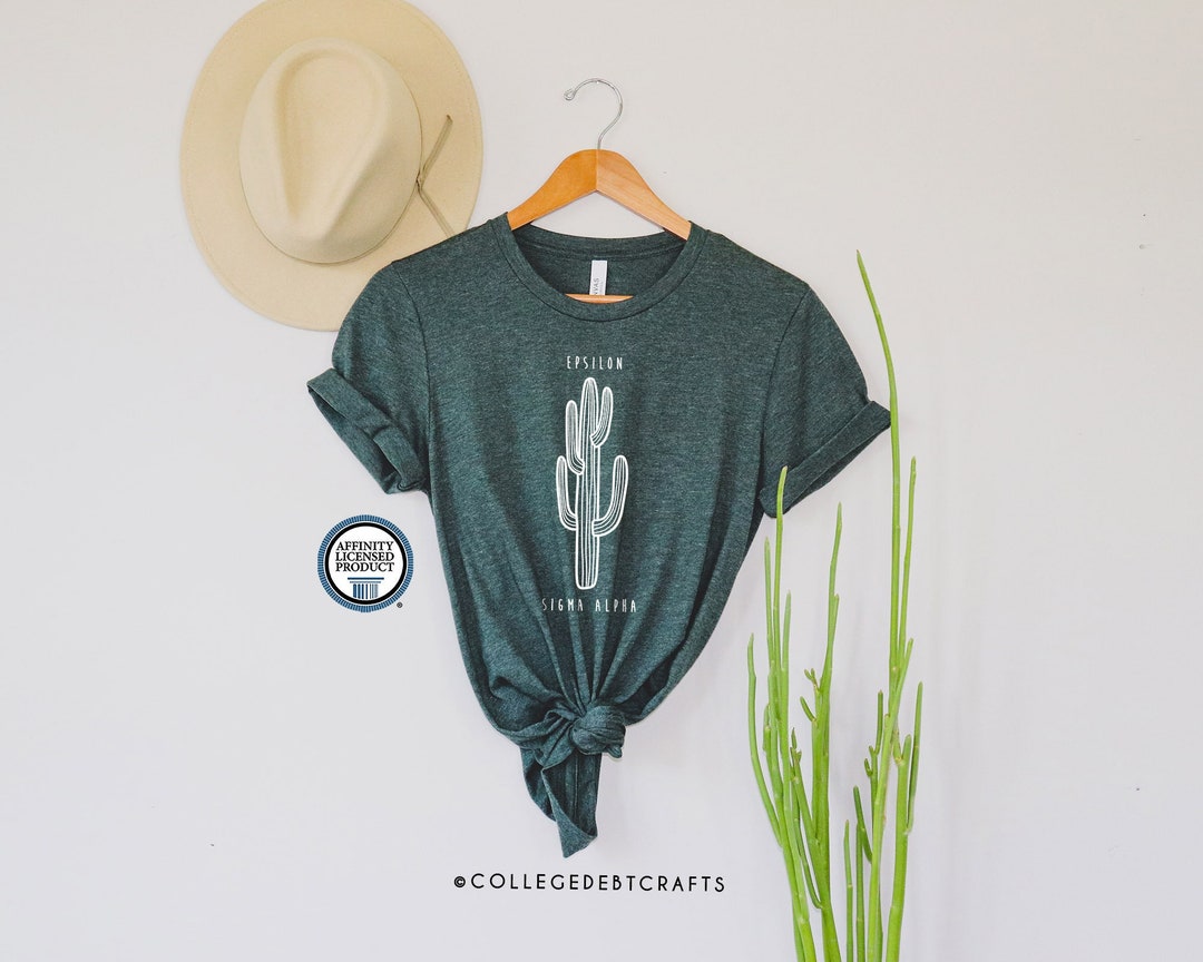 Epsilon Sigma Alpha Cactus T Shirt | ESA Cactus Tank | Philanthropic ...