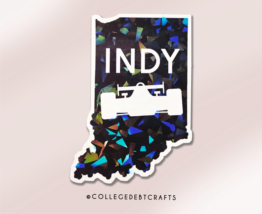 Indy 500 Holographic Sticker | Indycar Sticker | Racing Sticker ...