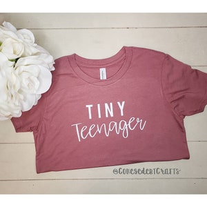 Tiny Teenager Kids T-shirt | Kids T-shirt | Gift | Sassy | Unisex Fit ...