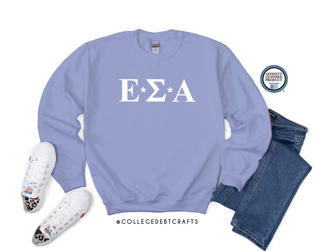 Greek Letters ESA Stars | Epsilon Sigma Alpha T-shirt | ESA Hoodie ...