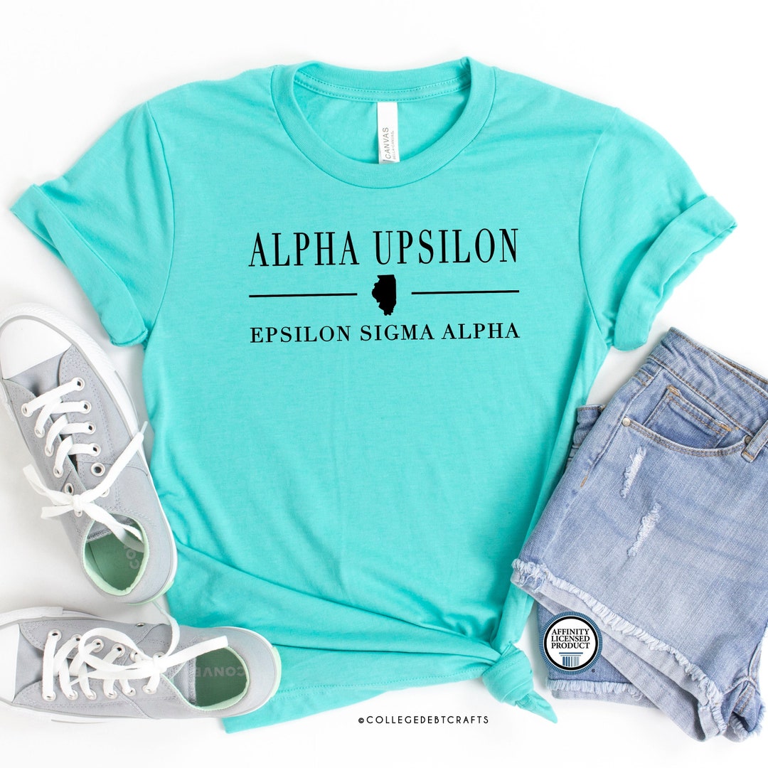 Epsilon Sigma Alpha Alpha Upsilon T-shirt | ESA | Philanthropic ...